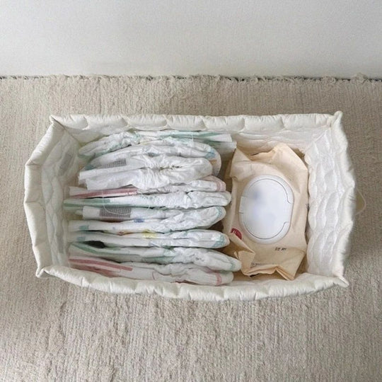 Beau Nappy Caddy | Quilted Diaper Caddy Organiser – buKKub