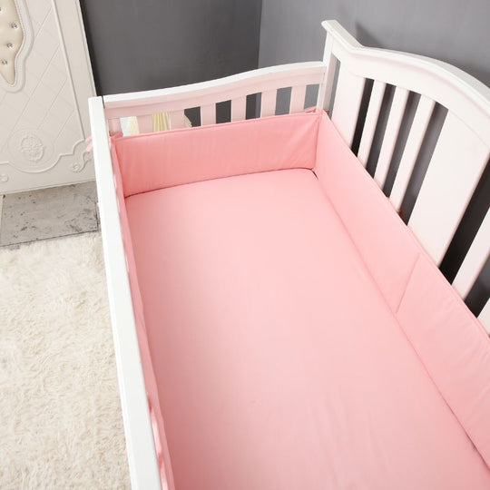 4pcs Double-Faced Breathable Cot Bumper | Padded Cot Bumper – buKKub