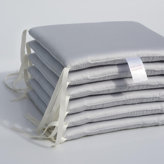 Cassian Padded Cot Bumper, Breathable Grey Cot Bumpers – buKKub