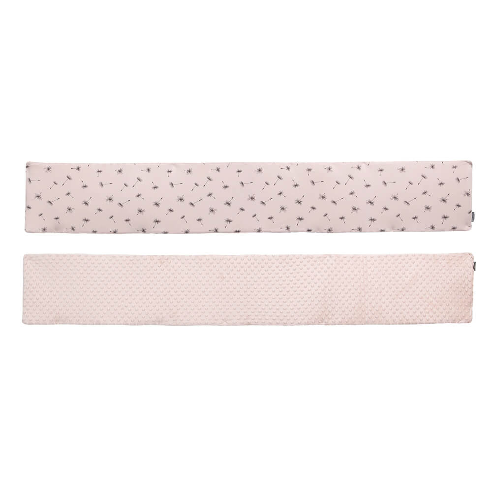 Dandelion One-Piece Cot Bumper Padded | Breathable Crib Bumper Pink ...